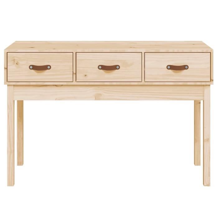Akozon Table console 114x40x75 cm Bois massif de pin - 7891463506771 ...
