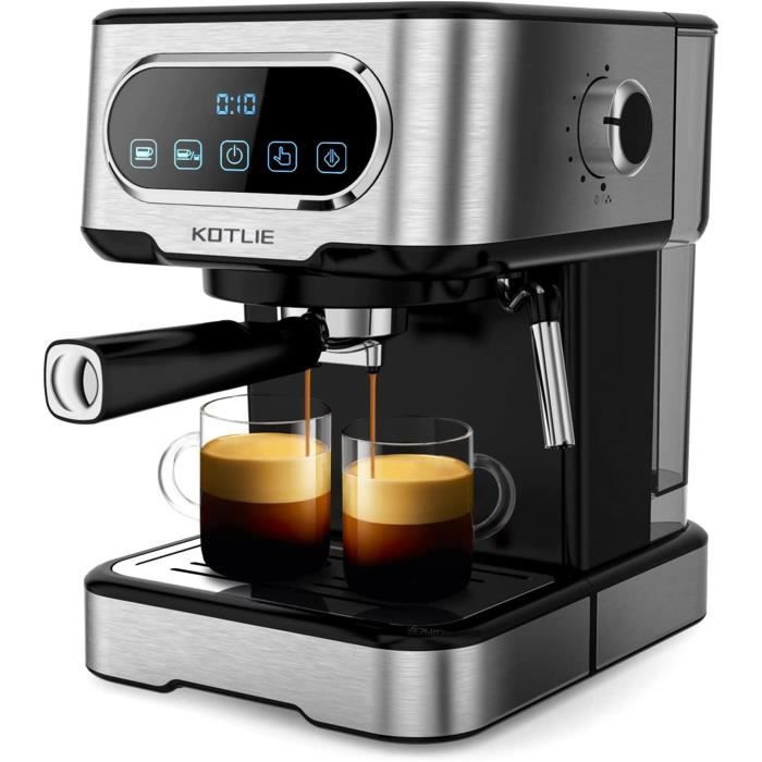 Machine A Cafe Expresso, Cafetiere KOTLIE Avec Ecran Tactile Numérique ...