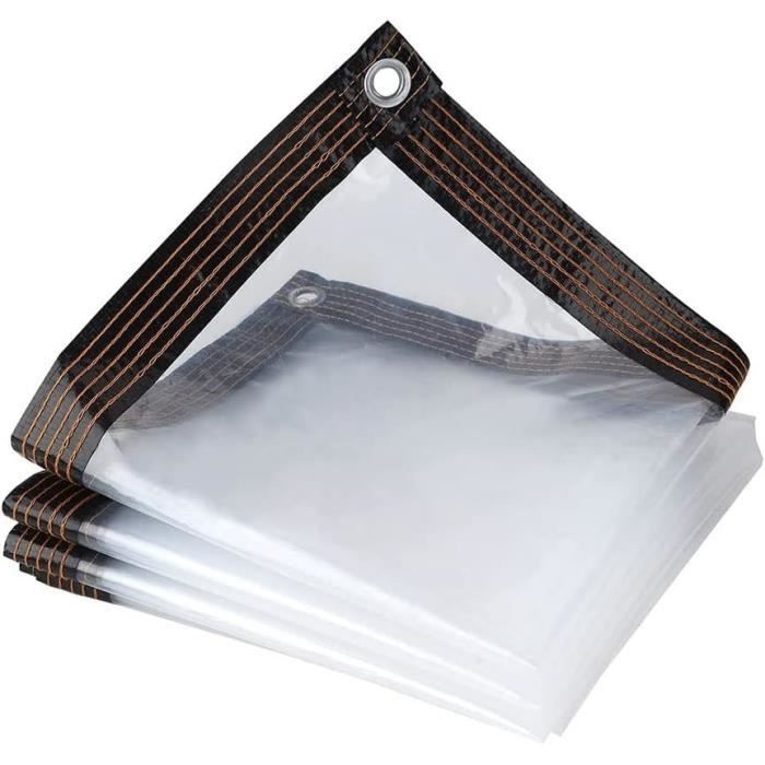 Bâche imperméable, bâche en Plastique Transparente en PVC, bâche ...