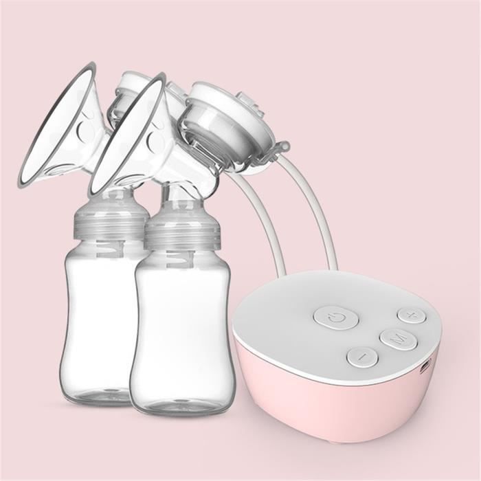 Rose - Tire Lait électrique de Double de Pompe Kit avec 2 Bouteilles de ...
