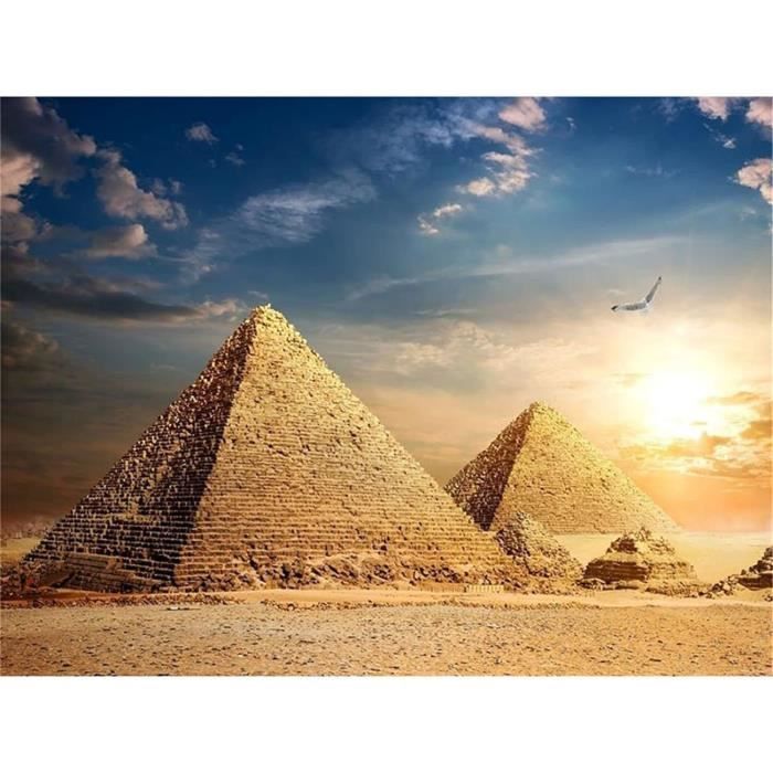 5D Diamond Painting,Pyramides Égyptiennes Bricolage Broderie Diamant ...
