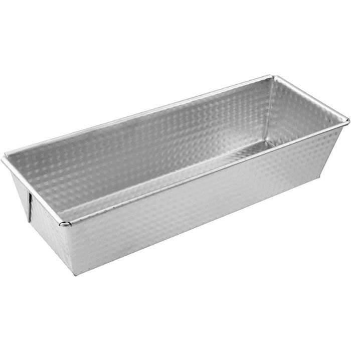 6813 Moule à cake en acier étamé, Moule à gâteau rectangle en fer blanc ...