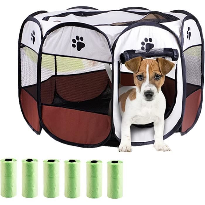 Parc Enclos Pliable pour Chiot-Chien,Cage de Chien Octogonal Petits ...
