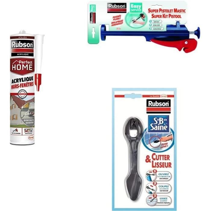 Mastic Perfect Home Universal Multi-Applications acajou 280 ml inclus ...