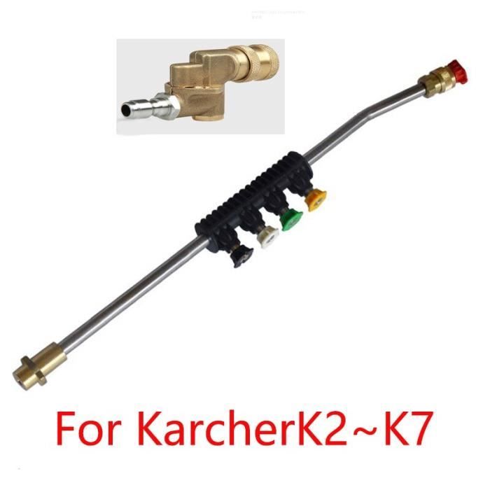 Buse de lavage de voiture à Jet métallique, 5 embouts rapides, pour ...