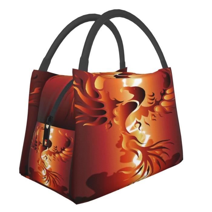 Sac à Lunch,Un Béautil Phoenix Rising From The Ashes 18x 28x 16.5cm ...