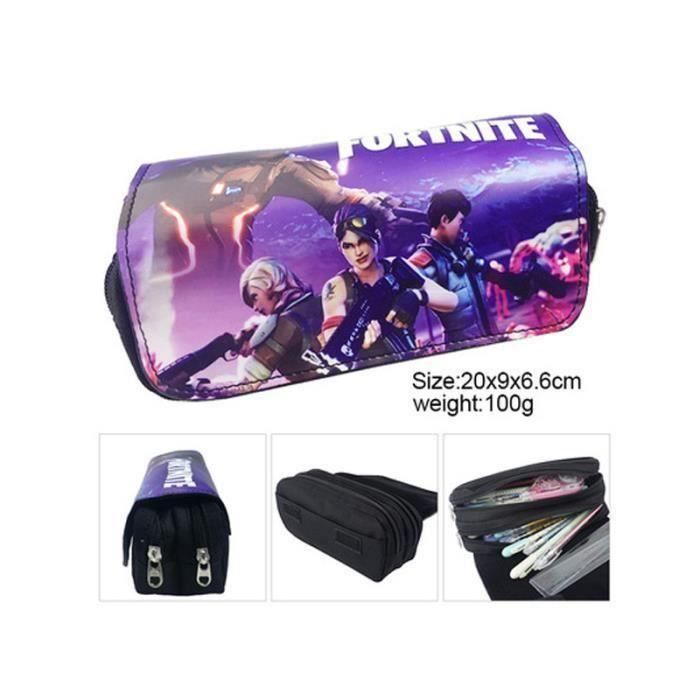 Fortnite Trousse,Fortnite Battle Royale Double-Layer Grande Capacité ...