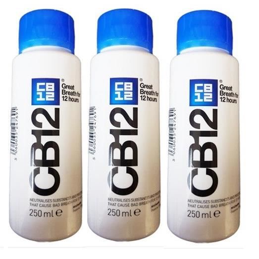 CB12 Mint-Menthol Mouthwash 250ml single pack - Cdiscount Au quotidien