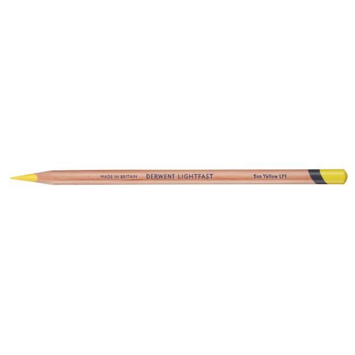 Crayon de couleur - DERWENT - LIGHTFAST - Jaune soleil - Résistant à la ...