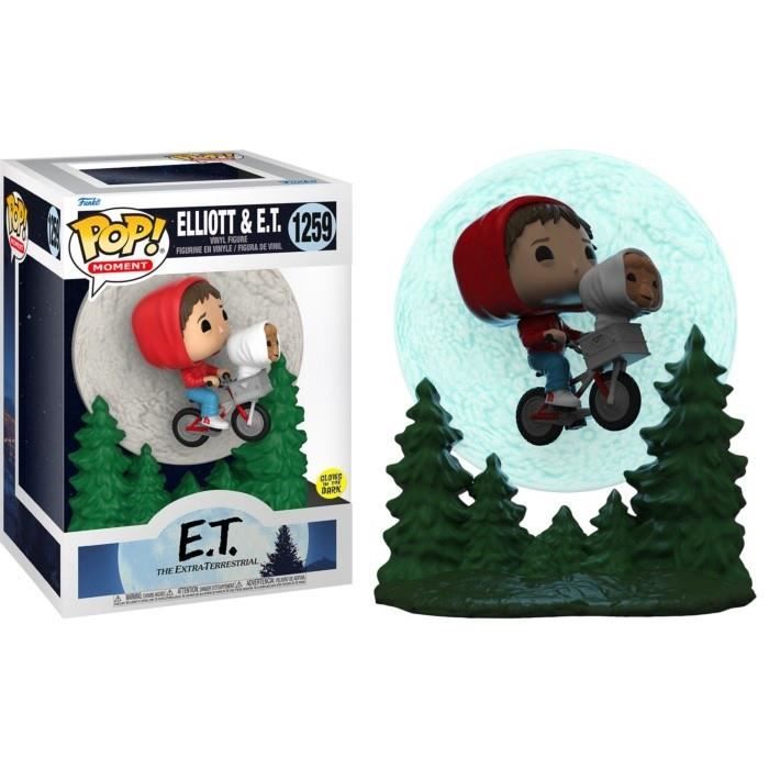 Figurine E.T. - Elliot et E.T Flying (Glow in the dark) - Pop - Cdiscount Jeux - Jouets