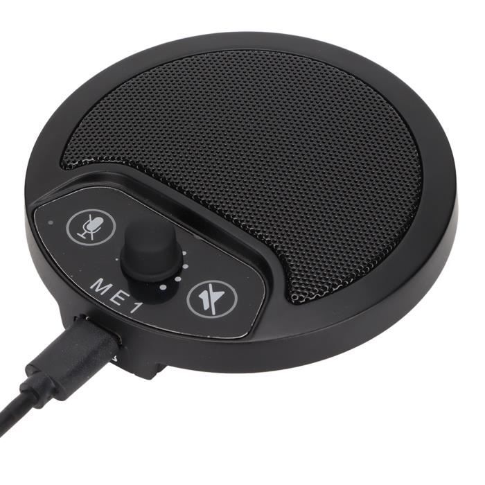 Microphone de conférence USB omnidirectionnel à 360° GAROSA ME1 - Son ...