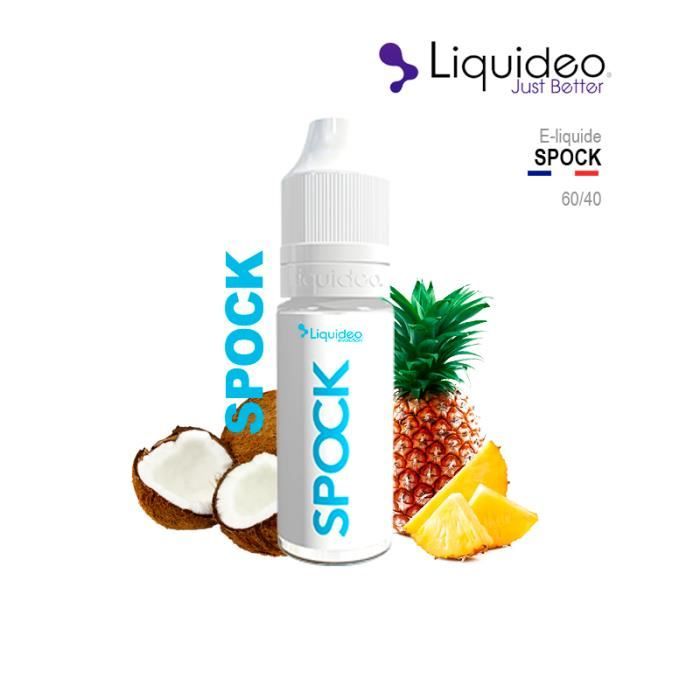 E-LIQUIDE SAVEUR SPOCK - FRUITÉ NOIX DE COCO 10ML EN 6MG DE NICOTINE ...