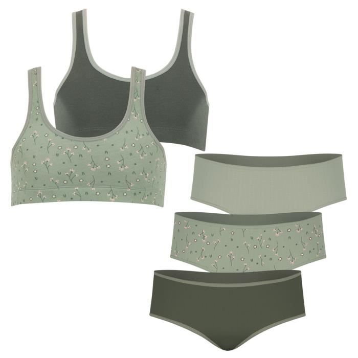 Ensembles brassières et boxers Girl Mode by Fille ATHENA Vert FILLE ...