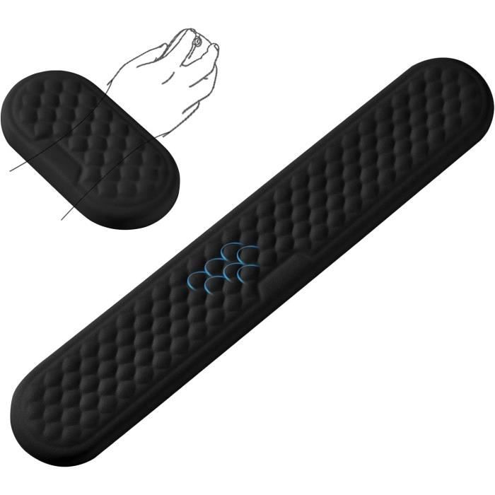 Repose-Poignet Ergonomique Pour Clavier En Cuir Pu Et Mousse À Mémoire ...