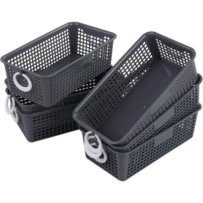 Paquet De 6 Petits Paniers De Rangement En Plastique, Petit Panier De ...