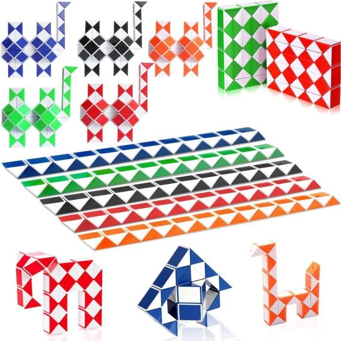 Serpent Magique, Snake Puzzle Cube, Mini Magic Snake, 24 Blocs Magic ...