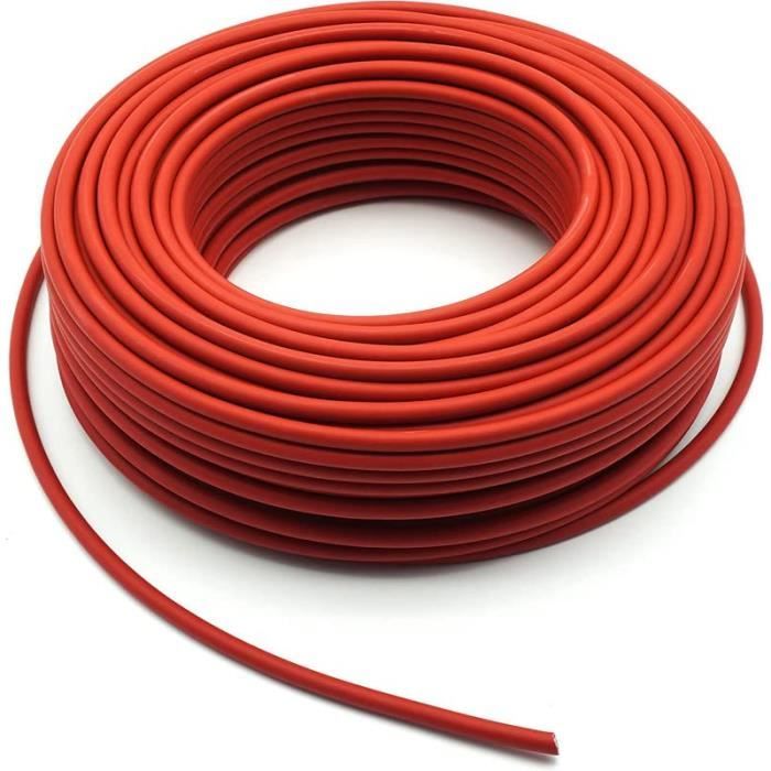 ANFIL Cable d'extension pour Panneau Solaire - Noir et Rouge 4mm2 6mm2 ...
