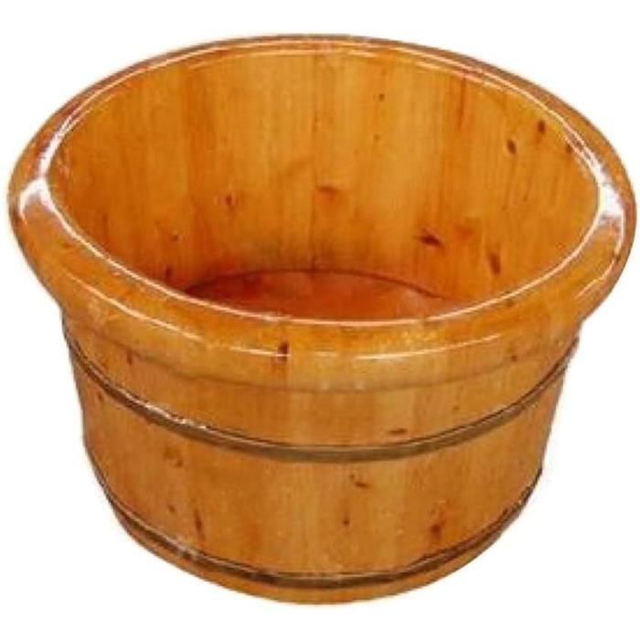 Baignoire À Pied Bassin De Pied En Bois Pédicure Bassin En Bois Tonneau ...