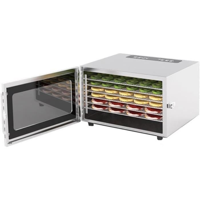 Déshydrateur Alimentaire À 6 Plateaux, Machine À Sécher Les Fruits, Les ...