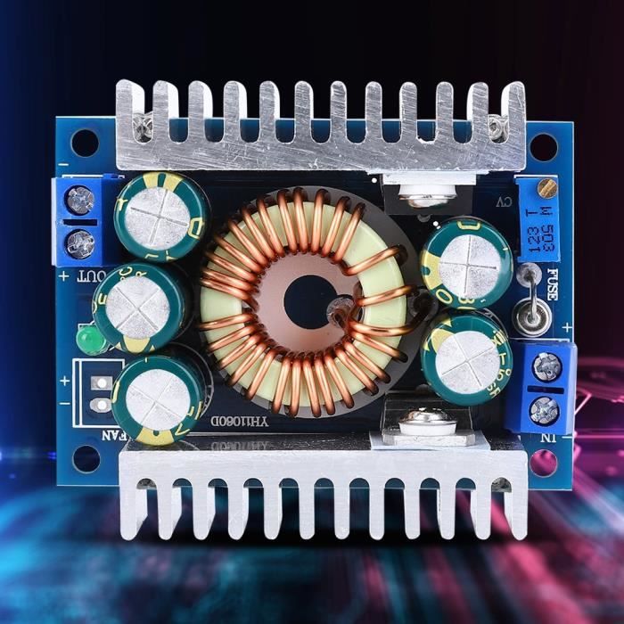 Module Buck - ZJCHAO - Convertisseur Abaisseur DC-DC 12A - 100W - Aluminium - Intérieur ...