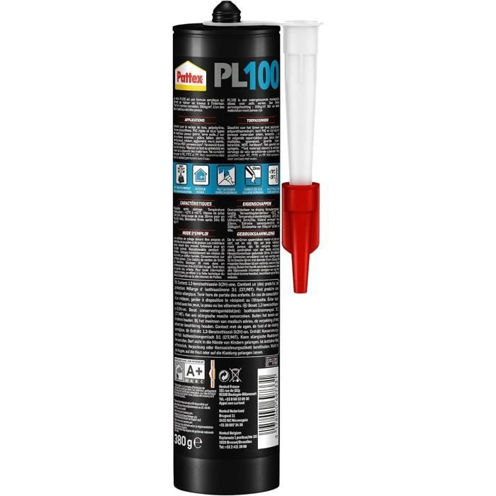 Pl 100 Colle Acrylique, Colle De Fixation Pour Intérieur, Colle ...
