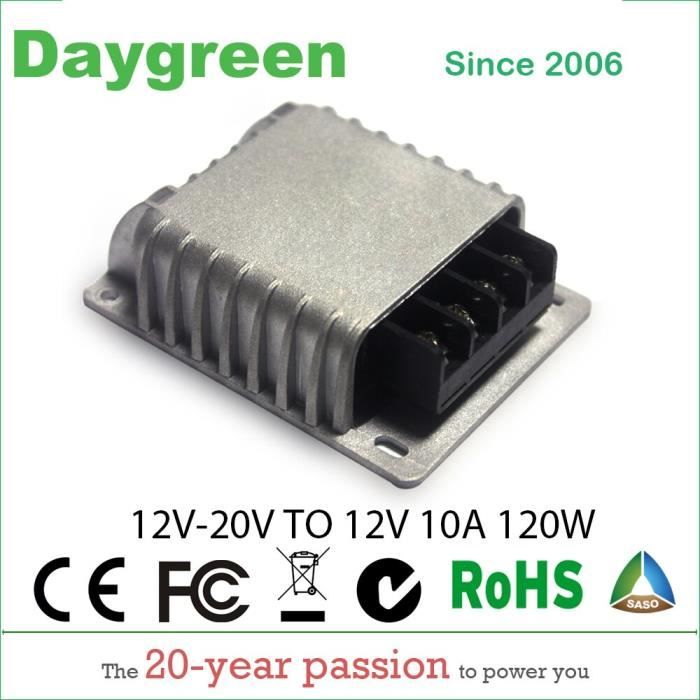 8-40V TO 12V 10A -Convertisseur de tension 8 40V à 12V 10a DC,régulateur de tension,type 120w ...
