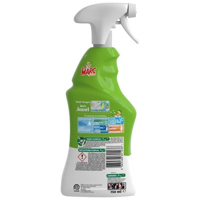 Pistolet Spray Nettoyant Multi-Usages avec Javel - 750 ml - Cdiscount ...