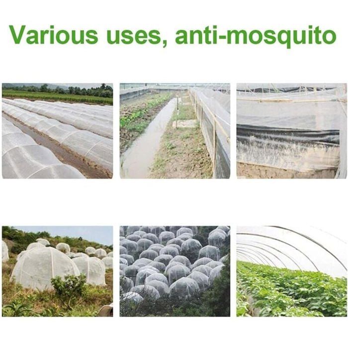 3m x 10m Filet Anti Insecte,Filet Anti Insectes pour Plantes,Filet de ...