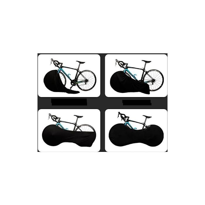 Housse de vélo intérieur anti-salissures, grise, pour rangement et ...