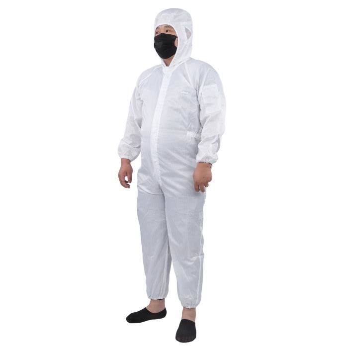 Cikonielf Combinaison Hazmat Combinaison de protection en polyester ...