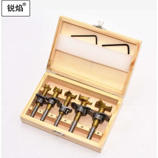 Enclume,Jeu de perceuse à scie cloche pour bois,outils de travail de ...