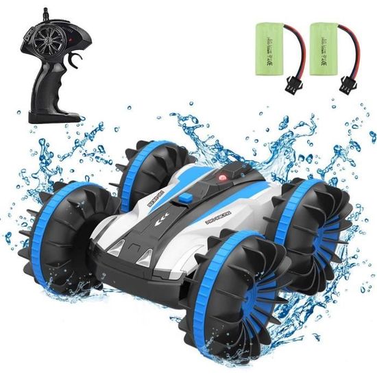 Voiture télécommandée 4WD - Rechar - Amphibie Offroad - Étanche - Rotation à 360° - 2,4 GHz - 1 ...
