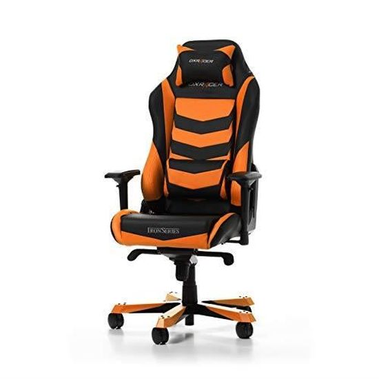 DXRacer Fauteuil DXRacer Iron I166 (Noir/Orange) - Cdiscount Informatique