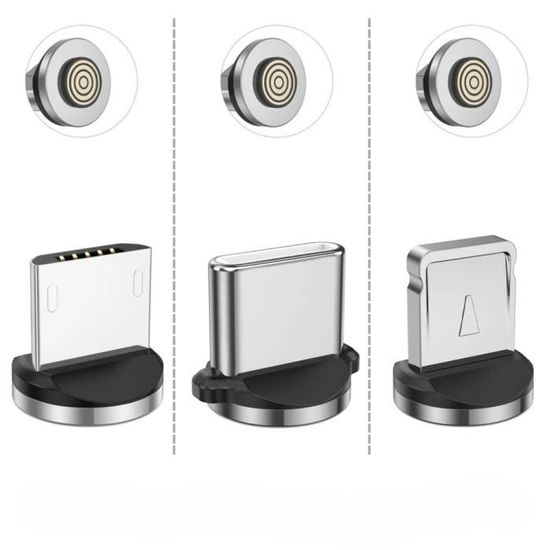 Pd 60W Fast Charging Magnetic Cable Adapter [3-Pack], 7-Pin Magnetic ...