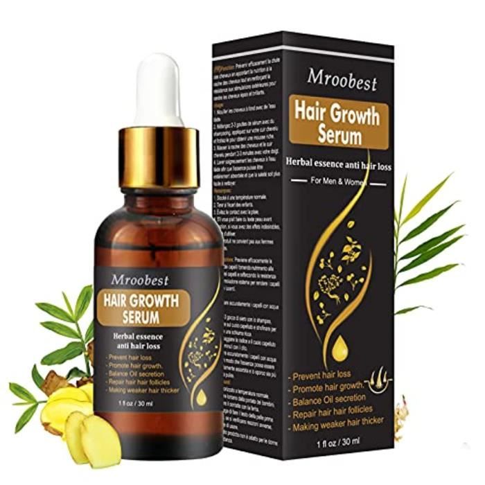 Lotion Capillaire - Huile Capillaire SJ4NO Sérum capillaire anti-chute ...