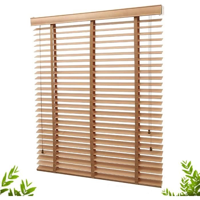 Store Vénitien En Bois Pour Fenêtres,Volets Occultants-Isolants,Rideaux ...