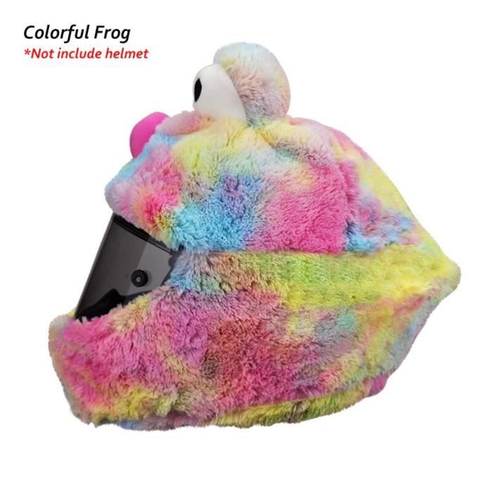 (Colorful Frog) Couvertures de casques de moto Céqueur de couverture de ...