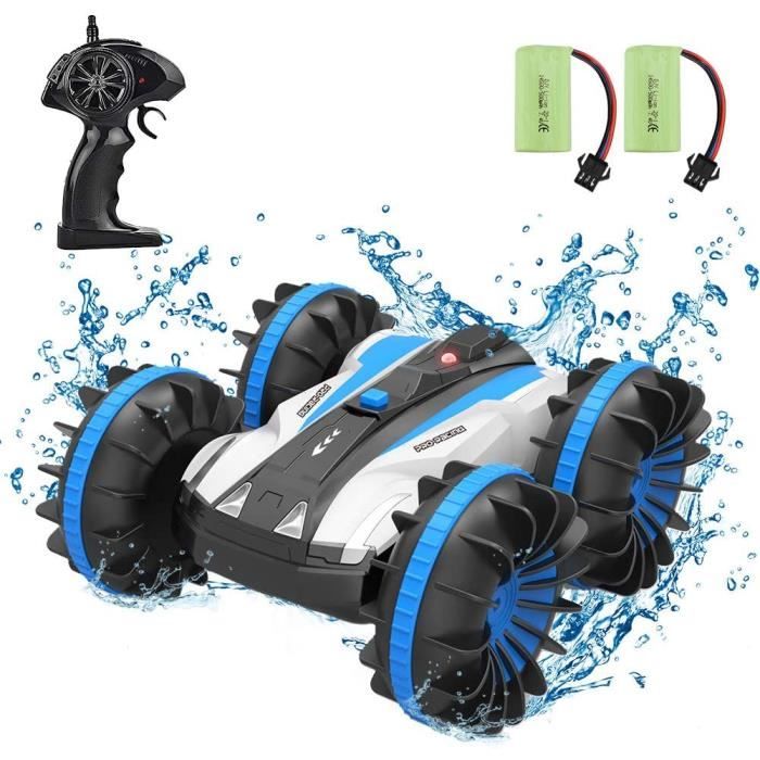 Voiture télécommandée 4WD - Rechar - Amphibie Offroad - Étanche - Rotation à 360° - 2,4 GHz - 1 ...