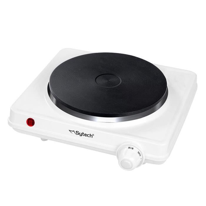 Plaque électrique individuelle de 1500W à 6 positions, 22 x 8 x 22 ...