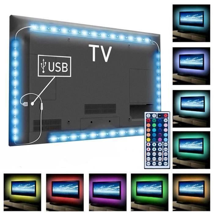 LED Ruban Lumineuse - Bande Lumineuse LED 2M USB Etanche-Lumière Strip ...