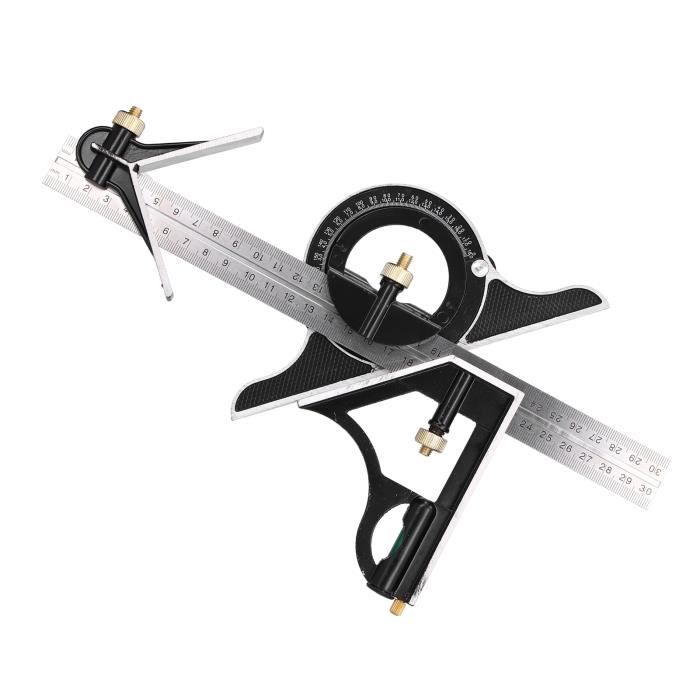 EJ.life règle carrée combinée en acier inoxydable Outil de mesure de ... EJ.life règle carrée combinée en acier inoxydable Outil de mesure de ...
