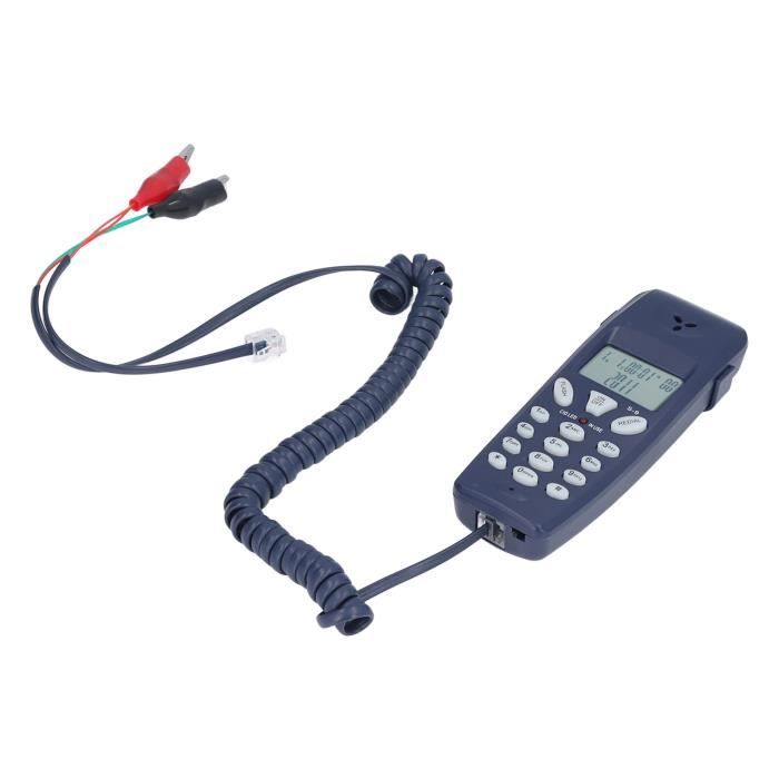 Garosa Ligne fixe filaire Téléphone filaire FSK DTMF Téléphone filaire ...