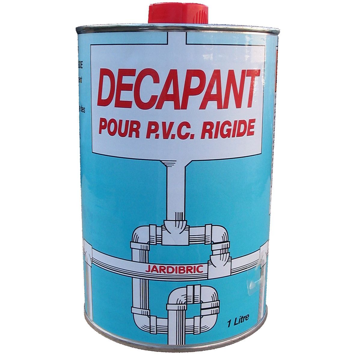 Décapant PVC - 1 Litre - Bleu - Nettoyage avant collage - Améliore l ...