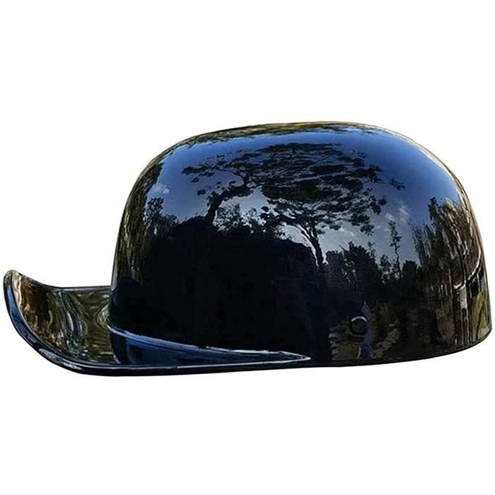 Demi casque de moto, casques harley vintage à face ouverte avec ...