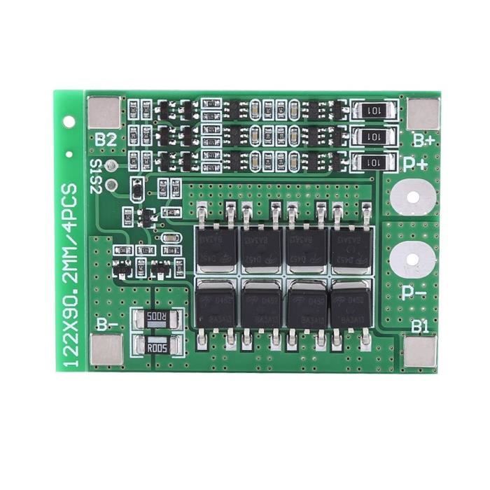 Carte de Protection de Batterie au Lithium 11.1V 12.6V 25A Panneau de Protection PCB Li-Ion ...
