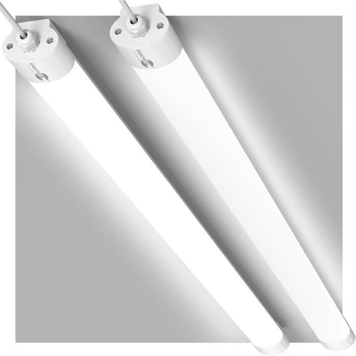 2Pc Neon Led 120Cm, Tube Led 36W 3600Lm, Connectable Reglette Neon ...