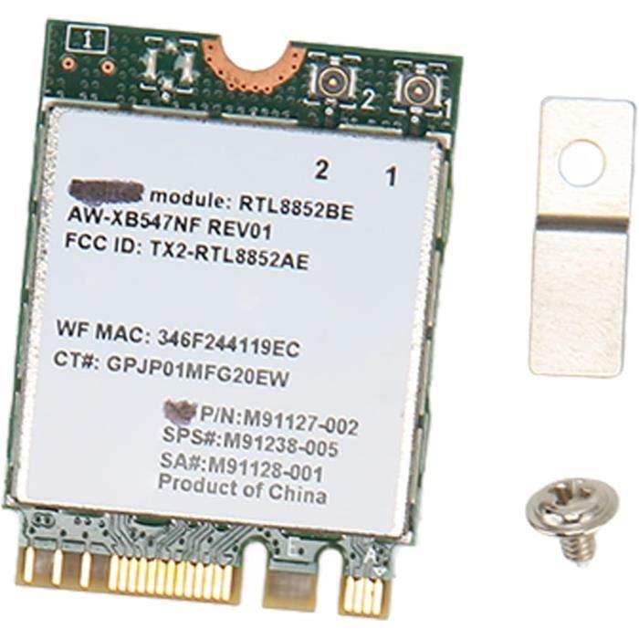 Carte Réseau Rtl8852Be M.2, Adaptateur Nic 1800 Mbps, Prise En Charge ...