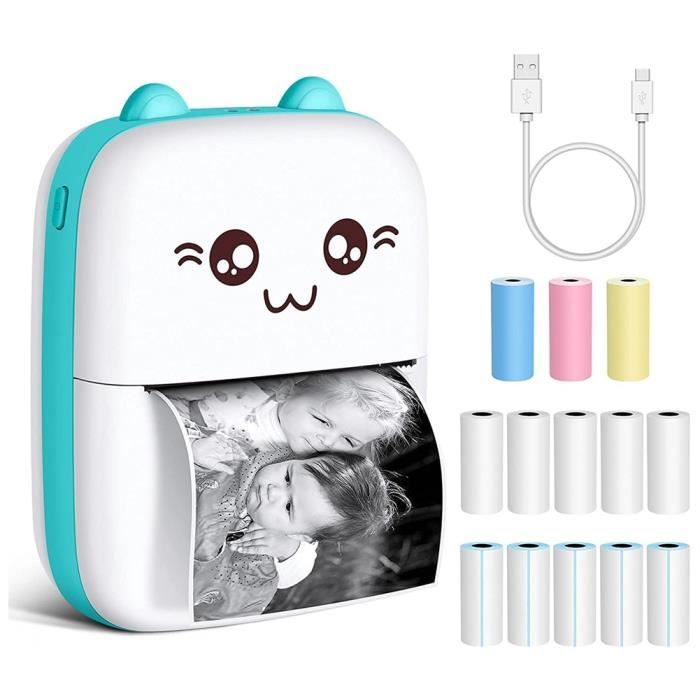 Mini Imprimante, Imprimante de Poche, Imprimante Photo Thermique, Mini ...