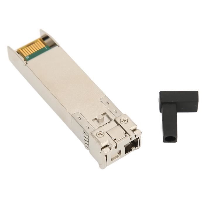 LAM-Module optique SFP+ 10G Module unique TX1330nm 10KM LC Gigabit Module optique émetteur ...