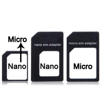Kit 3 adaptateurs Micro-SIM Nano-SIM pour iphone 4 - Cdiscount Téléphonie